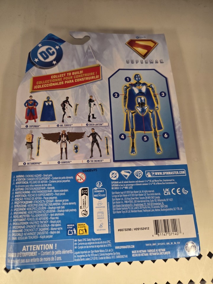 Spin Master DC Studios 2025 Superman Movie Robot BAF Hawkgirl 6" Scale Figure | eBay
