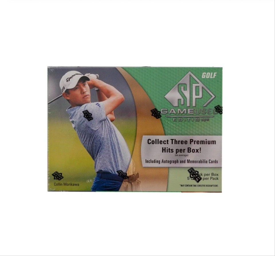 2x BUNDLE 2024 Upper Deck Golf Hobby Box + 2024 SP Game Used Golf Hobby ...