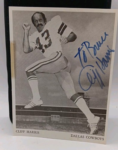 Vintage Cliff Harris Signed Autographed Original Photo - TEXAS 5" | eBay
