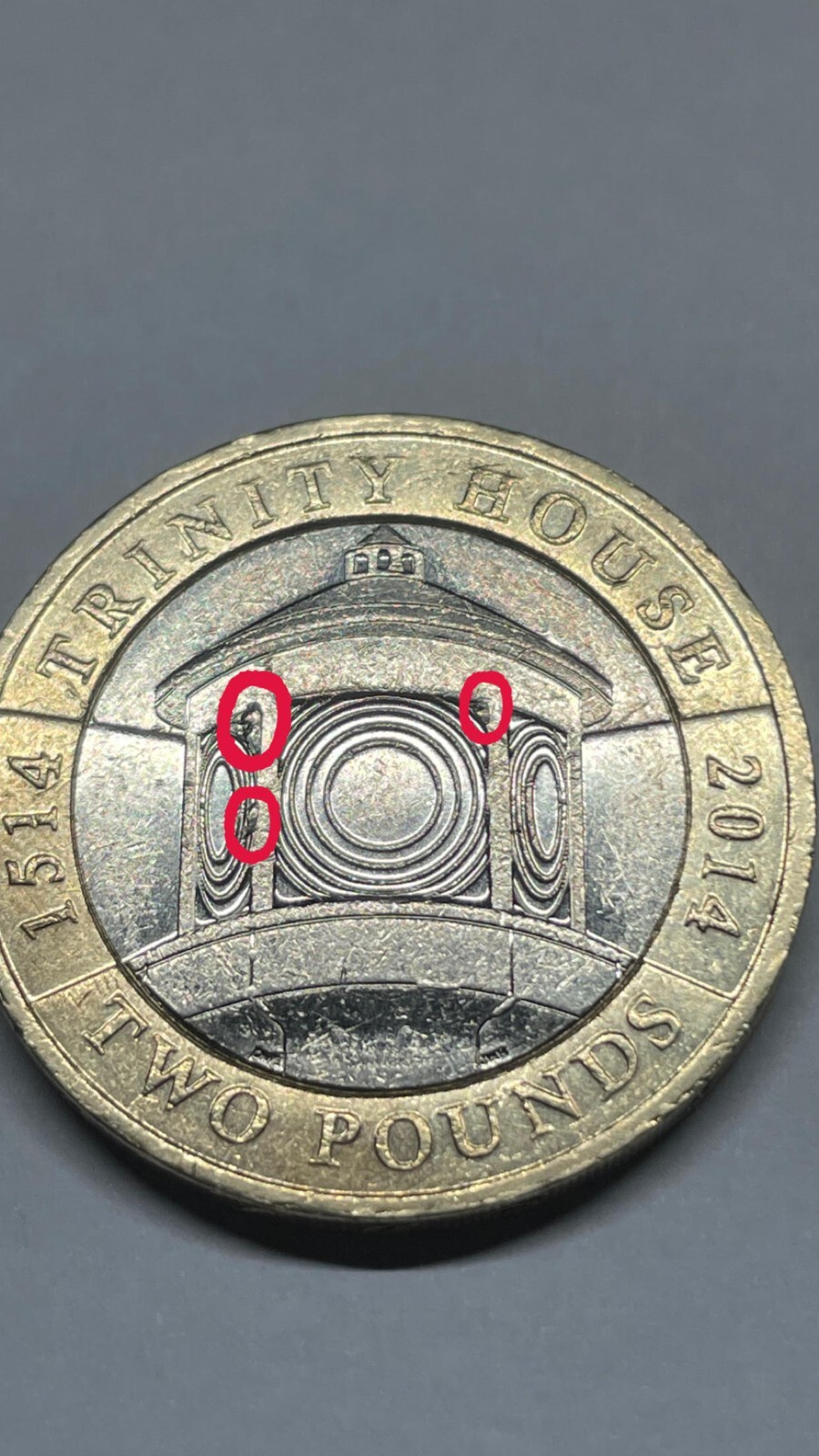 1514 Trinity House 2014£2 Pound Coin-Minting Errors | eBay UK