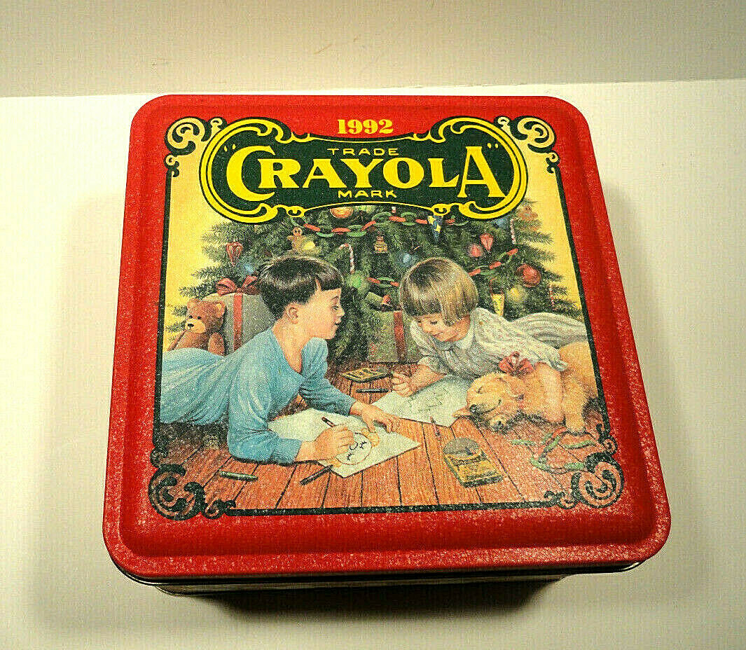 Vintage Crayola Crayon Tin with Crayons 1992 | eBay
