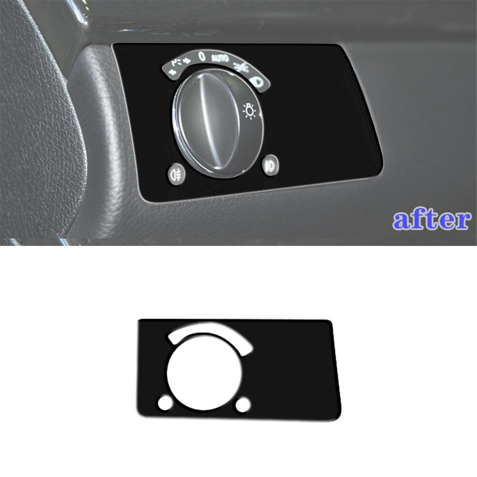 For 2003-2009 Benz E-class W211 Piano Black Full Interior Set Kit Cover ...