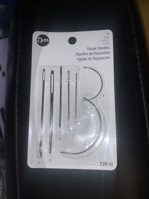 Dritz Repair Needles 7 PC for Sail, Sacks, Canvas, Carpet, Leather ...
