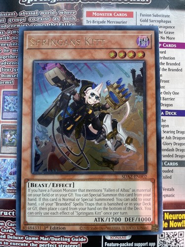 Yu-Gi-Oh! TCG Springans Kitt Structure Deck: Albaz Strike SDAZ-EN002 ...