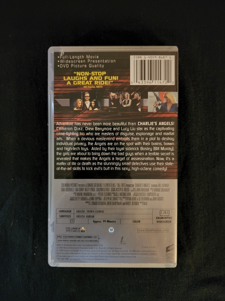 Charlies Angels (UMD For PSP , 2005, Universal Media Disc) 43396114722 ...