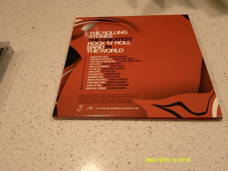 The Rolling Stones "2009 Remasters" CD Promo In N/M-.Polydor RS2009 001 ...