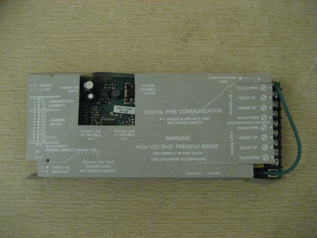 Silent Knight 5128 4-channel Slave Fire Alarm Communicator Board for ...