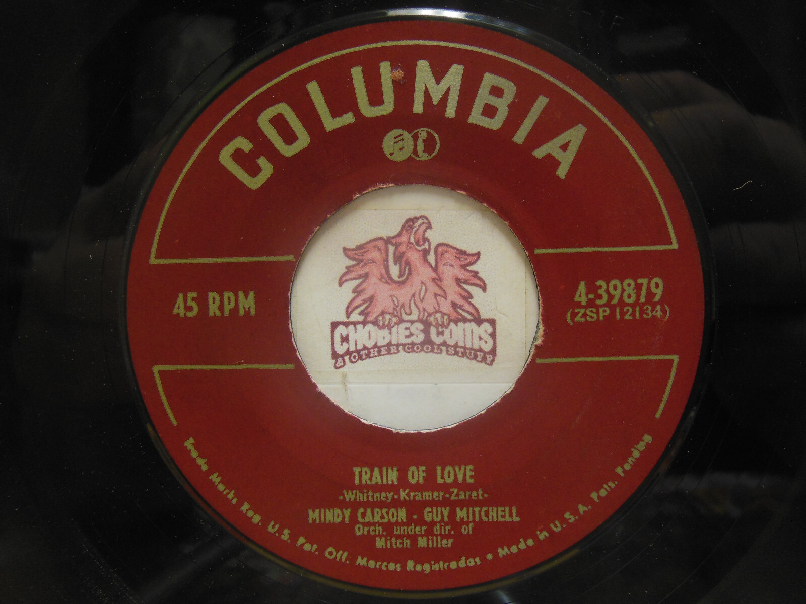 Mindy Carson And Guy Mitchell - Train Of Love / That's A-Why, 45 RPM ...