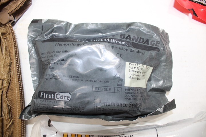USMC US Military Issue USGI Coyote MOLLE IFAK First Aid Kit Supplies ...