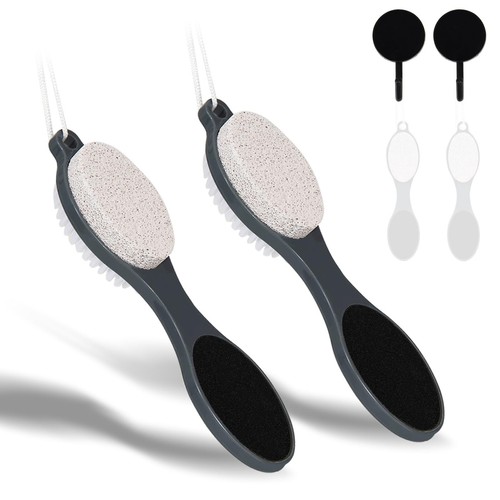 2Pk 4 In 1 Foot Scrubber Dead Skin Remover Foot Files Heel Scraper ...