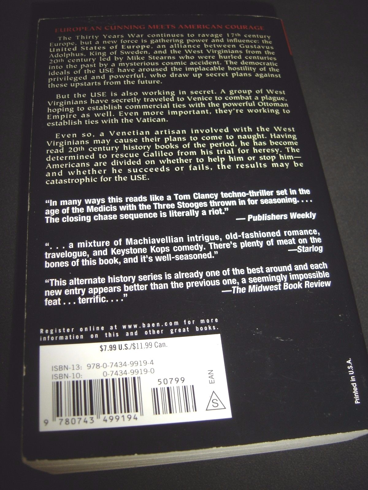 1634 : The Galileo Affair by Eric Flint and Andrew Dennis (2005 ...