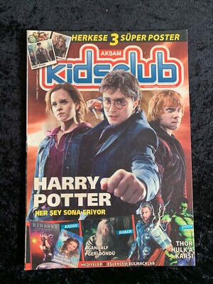 Harry Potter MOVIE COVER VINTAGE TURKISH Middle East MAGAZINE RAREST | eBay