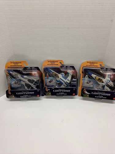 Lot of 3 Lightyear Buzz Lightyear XL-01-09-15 Hyperspeed Series Toys ...