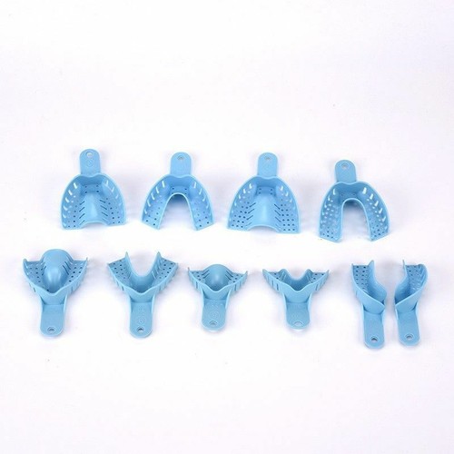 10Pc/Set Dental Disposable Plastic Impression Trays Autoclavable ...