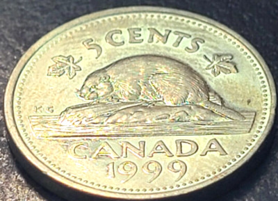 1999 Canada 5 Cent KM# 182 US SELLER COMBINED SHIPPING REFUND | eBay