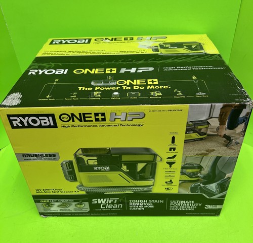 Ryobi 18V ONE+ HP SWIFTClean Mid-Size Spot Cleaner Kit - PBLHV704K for ...