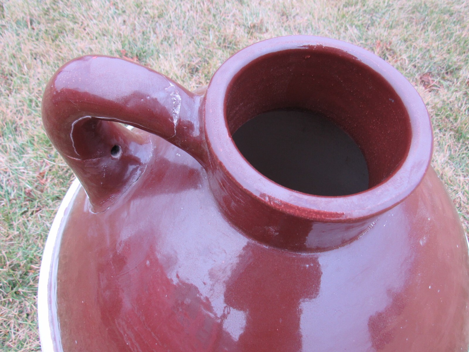 HUGE 25 Gallon HAEGER stoneware Jug !! Sebastiano Maglio. Old Vintage ...