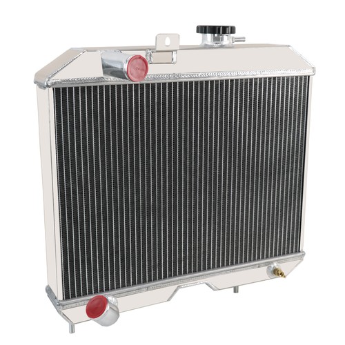 3 Row Aluminum Radiator For 1941-1952 45 Jeep Willys CJ2 CJ-2A CJ3 M38 ...
