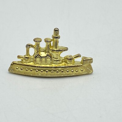 Monopoly Token Golden Ship Battleship Deluxe Edition 1995 Replacement ...