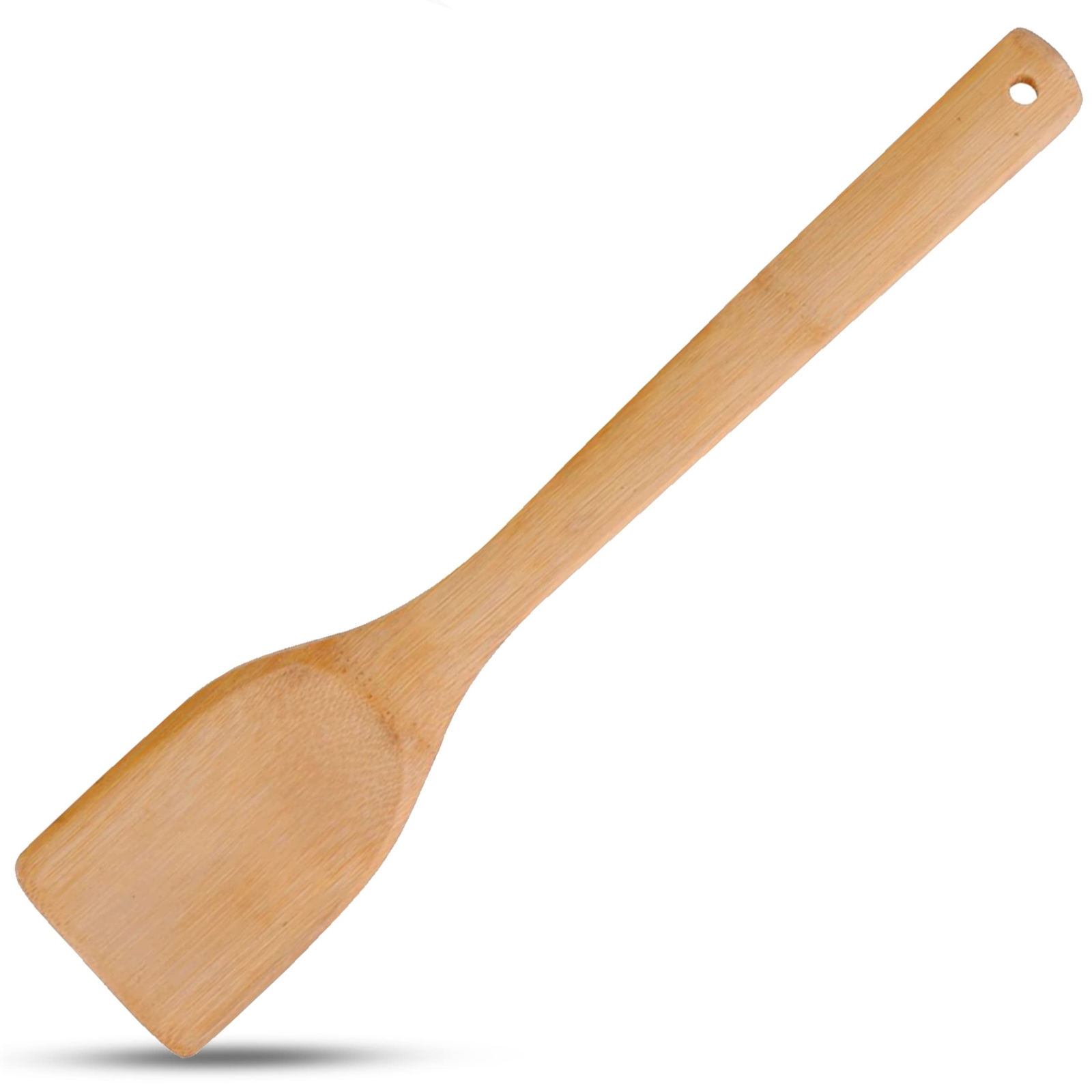 12" Teak Large Wooden Spatula, Heavy Duty Cajun Stir Paddle for Cooking ...