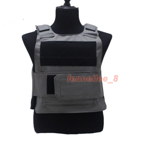 New Body Bulletproof Vest Front Back Plates Armor Tactical Jacket Guard ...
