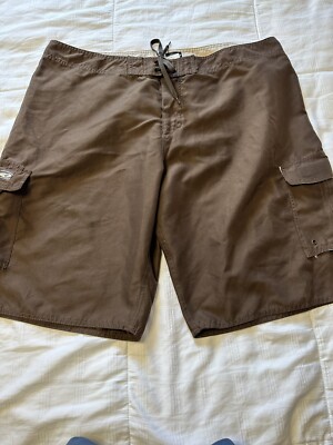HAWAIIAN Performance Surfwear Men's Swim Trunks Brown Board Size 42 ...