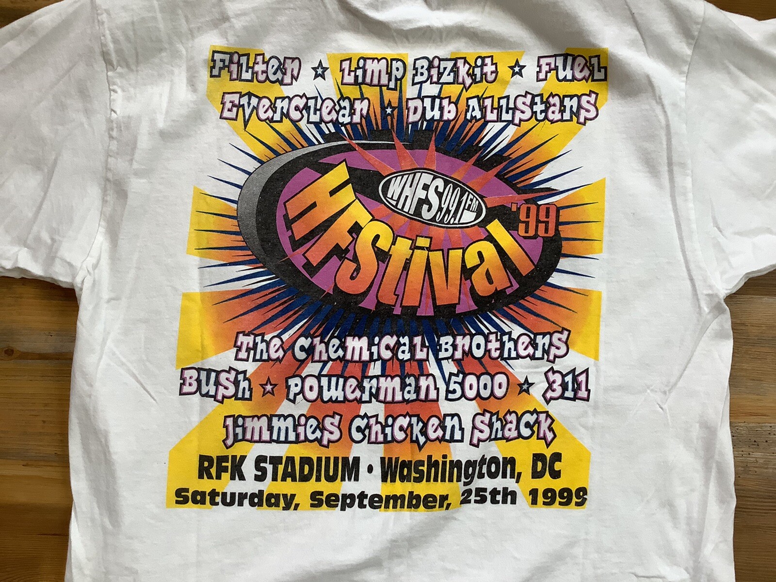 Vintage HFStival 1999 Filter Limp Bizkit Fuel Evercle… - Gem