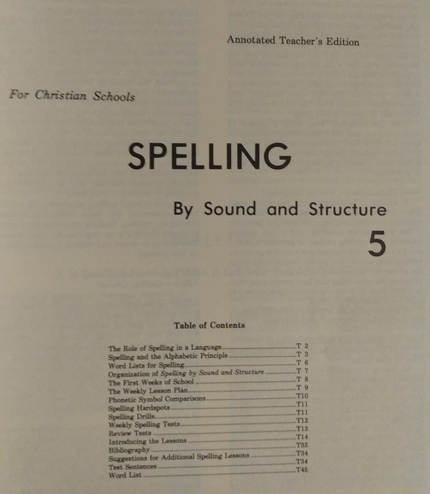 6 Books Rod and Staff Spelling 5 Bible Nuture Reader 3 Teacher 1 ...