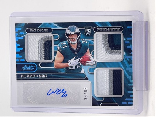 WILL SHIPLEY 2024 ABSOLUTE RPA ROOKIE PREMIERE PATCH SPECTRUM AUTO /99 ...
