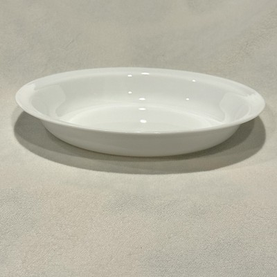 Corelle Winter Frost White Pie Plate 10.25" Flat Rim, Excellent ...