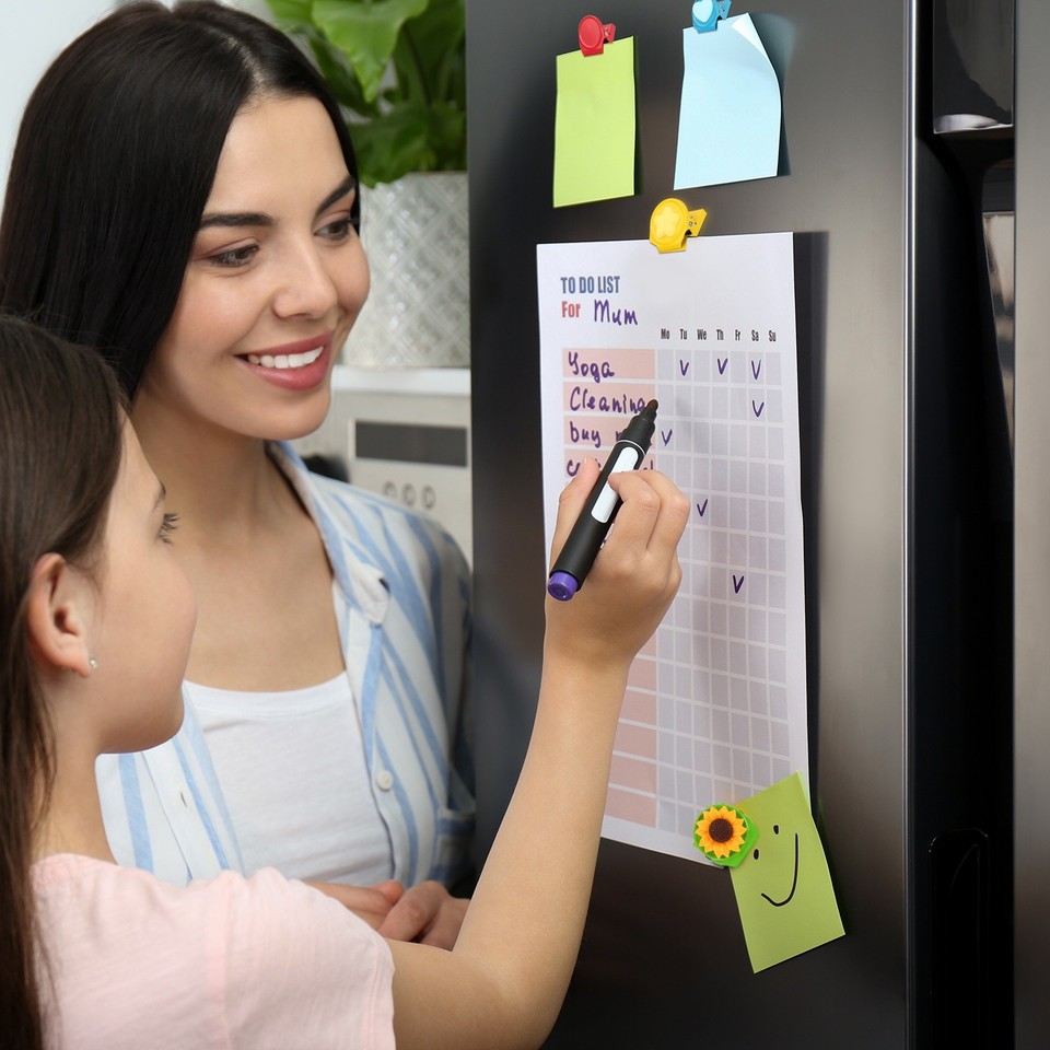 6Pcs Star Fridge Magnets Clips, Red | eBay UK
