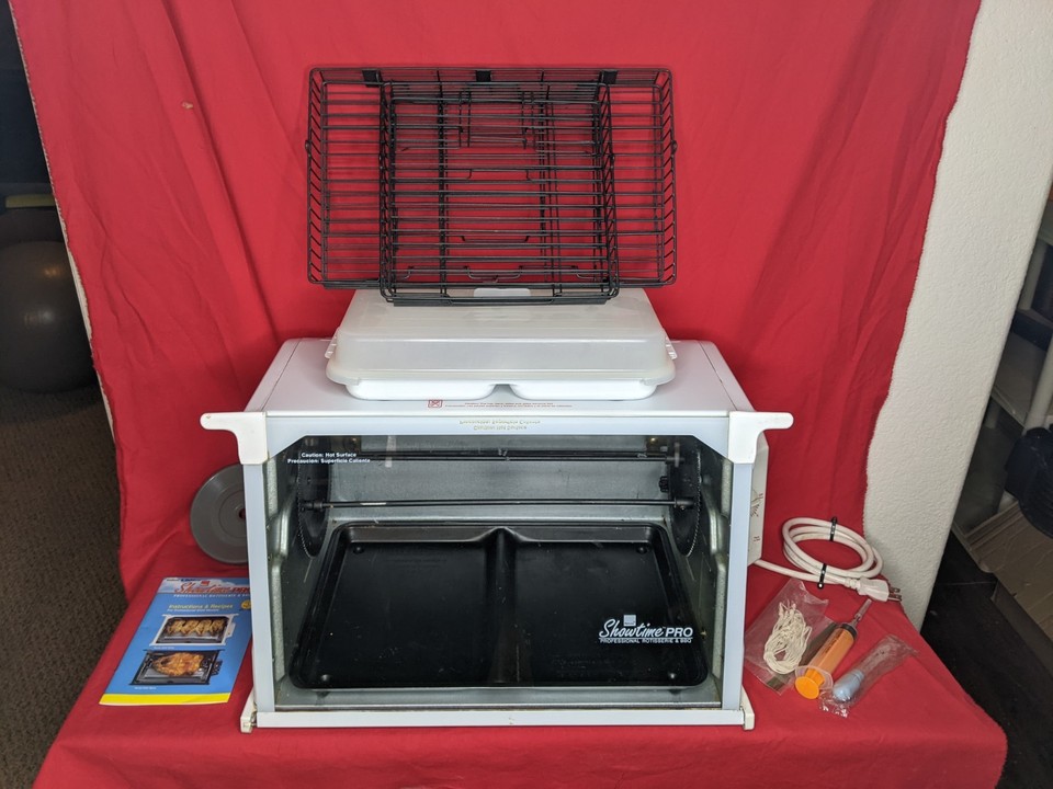 Ronco Showtime 6000 Pro Rotisserie White With Accessories | eBay
