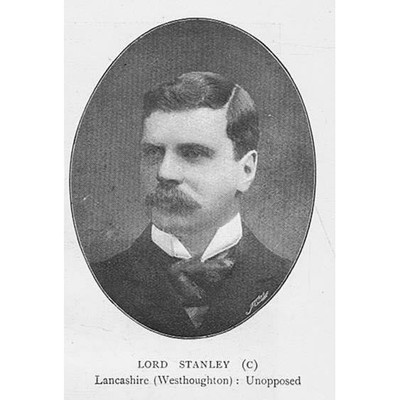 LORD EDWARD STANLEY MP Westhoughton, Lancashire - Antique Print 1895 | eBay