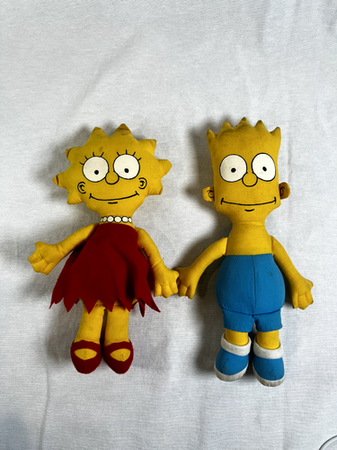 Lot of 4 - Vintage original The Simpsons plush dolls | eBay
