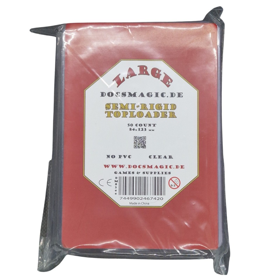 50x Docsmagic Semi-Rigid Card Saver Toploader - Large Size | eBay.de