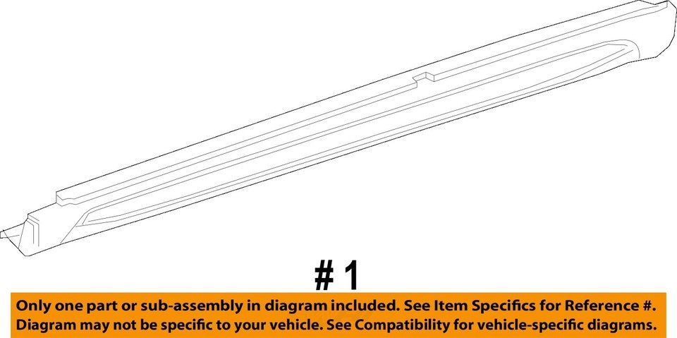 MERCEDES OEM 15-20 GLA250 Exterior Trim-Rocker Molding 1566981054 | eBay