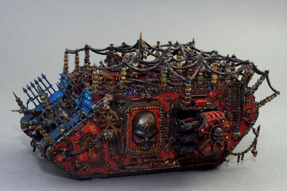 customized Chaos Land Raider warhammer 40k 30k chaos space marines ...