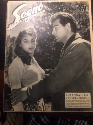 Rivista Sogno del 1955 N.33 Anna Romero,Walter Trombi con fotoromanzi ...