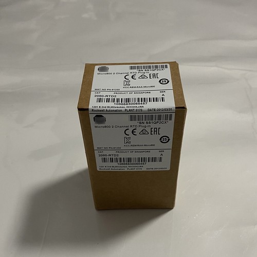 New 2080-RTD2 2annel Resistance Thermometer Micro800 Plug-in Module # ...