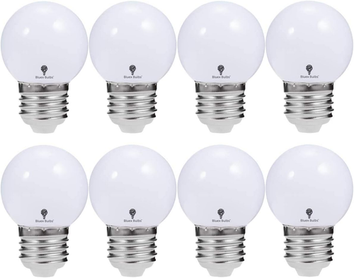 8 Pack G14 1W LED Light Bulb - 3000K Warm White 10 Watt Light Bulb ...