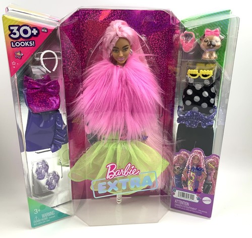 Barbie Extra Deluxe Doll With Accessories And Pet, Flexible Joints ...