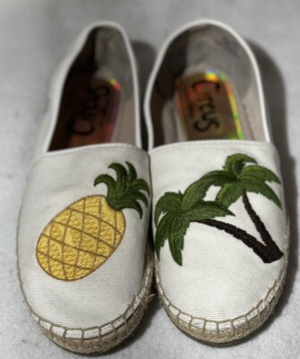 Circus by Sam Edelman Espadrille Flats Women Leni Pineapple Palm Tree ...