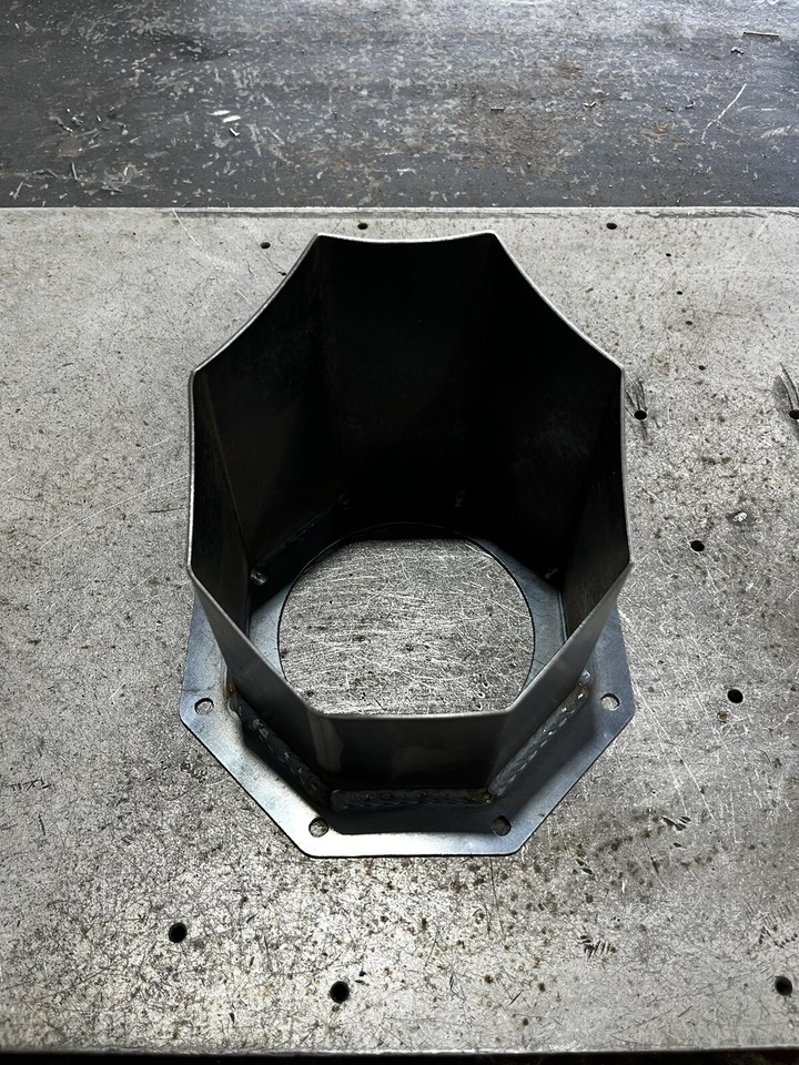 6 INCH OCTAGON EXHAUST HOOD STACK DIESEL STACK DURAMAX POWERSTROKE ...