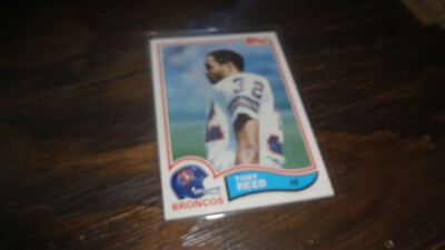 1982 TOPPS # 86 TONY REED FOOTBALL CARD | eBay