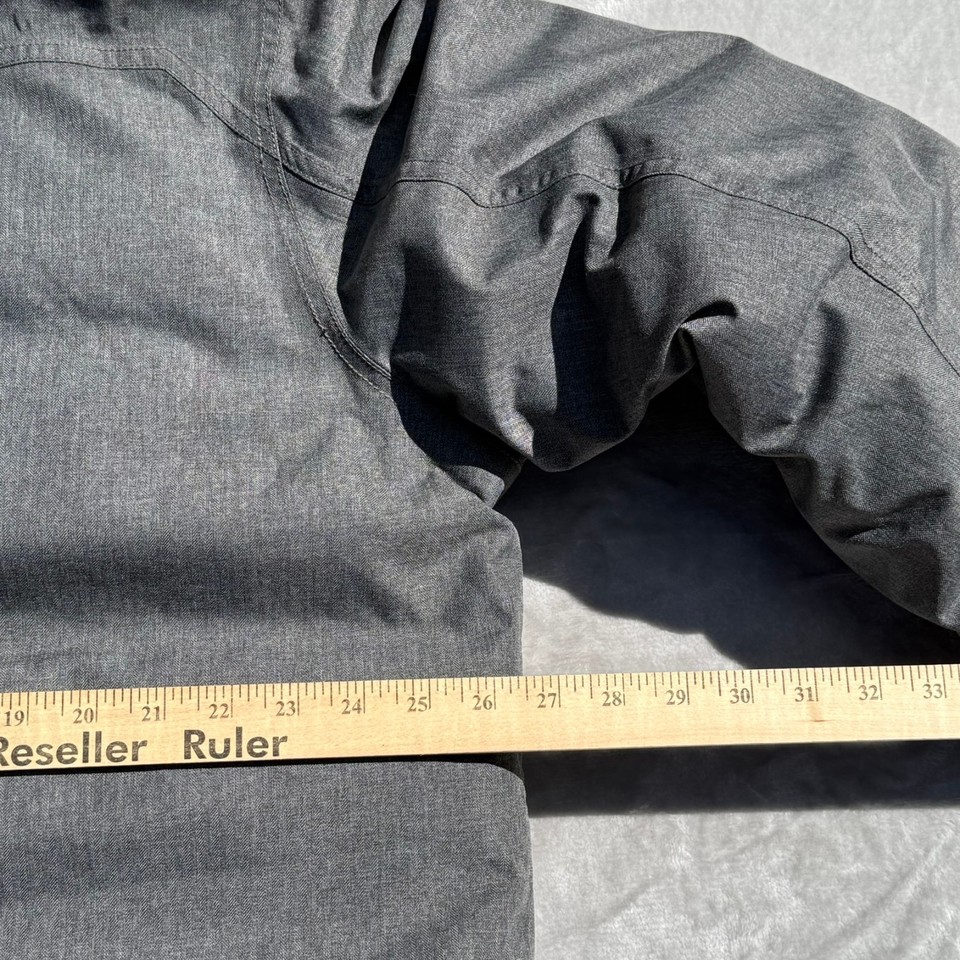 Eddie Bauer 650 Down Puffer Jacket Mens XL Gray Long Parka Weatheredge ...