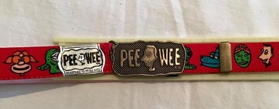 Pee-wees Playhouse Pee Wee Television Show Herman Paul Reubens Vtg Belt ...