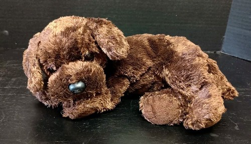 RARE HTF Year 2000 Ty Classic Nuzzle Puppy Plush Floppy Chocolate Lab ...
