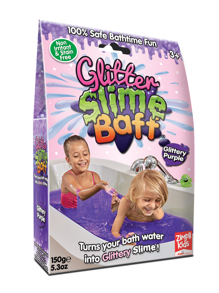 SLIME BAFF Blue Green Red Glitter Pink Purple-Crackle Baff -Gelli Baff ...