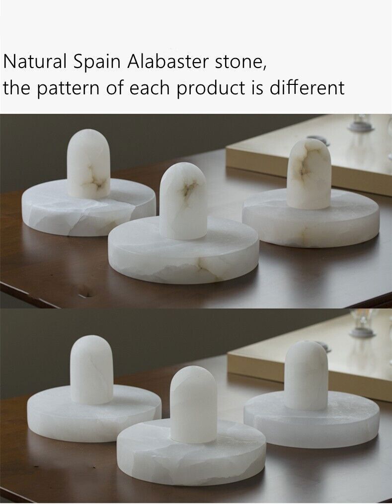 Handmade Natural alabaster stone dining room bedroom living room ...