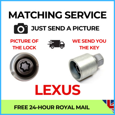 LEXUS Locking Wheel Nut Key Master Security Bolt Remover Free 24H ...